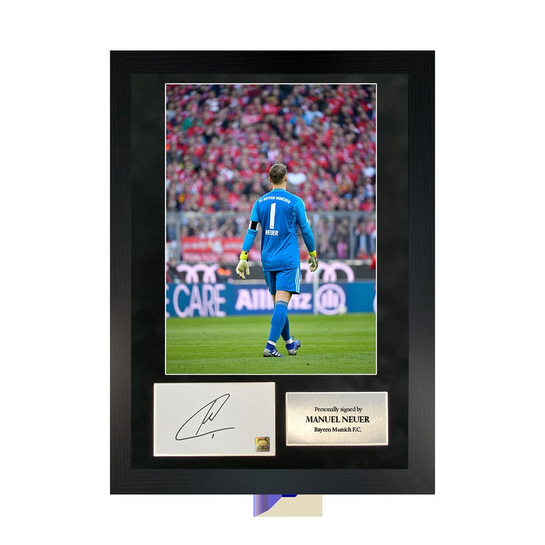 Manuel Neuer A3 Hand-signed Photo Frame W/ COA - Etsy