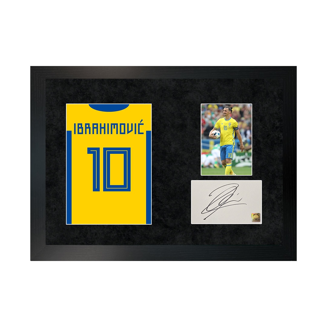 Zlatan Ibrahimović | A3 Hand-signed Photo & Poster Frame W/ COA - Etsy