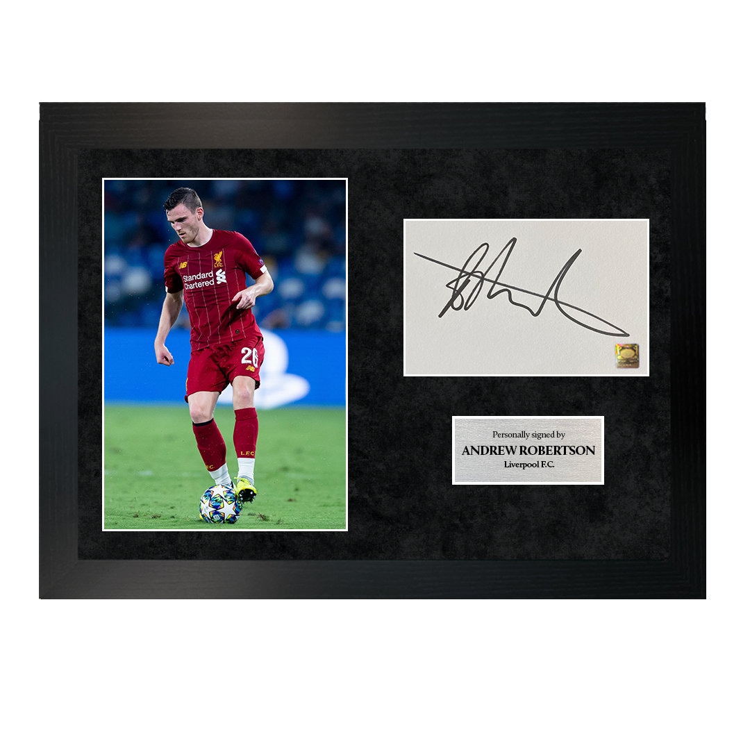Andrew Robertson | A4 Hand-signed Photo Frame W/ COA - Etsy