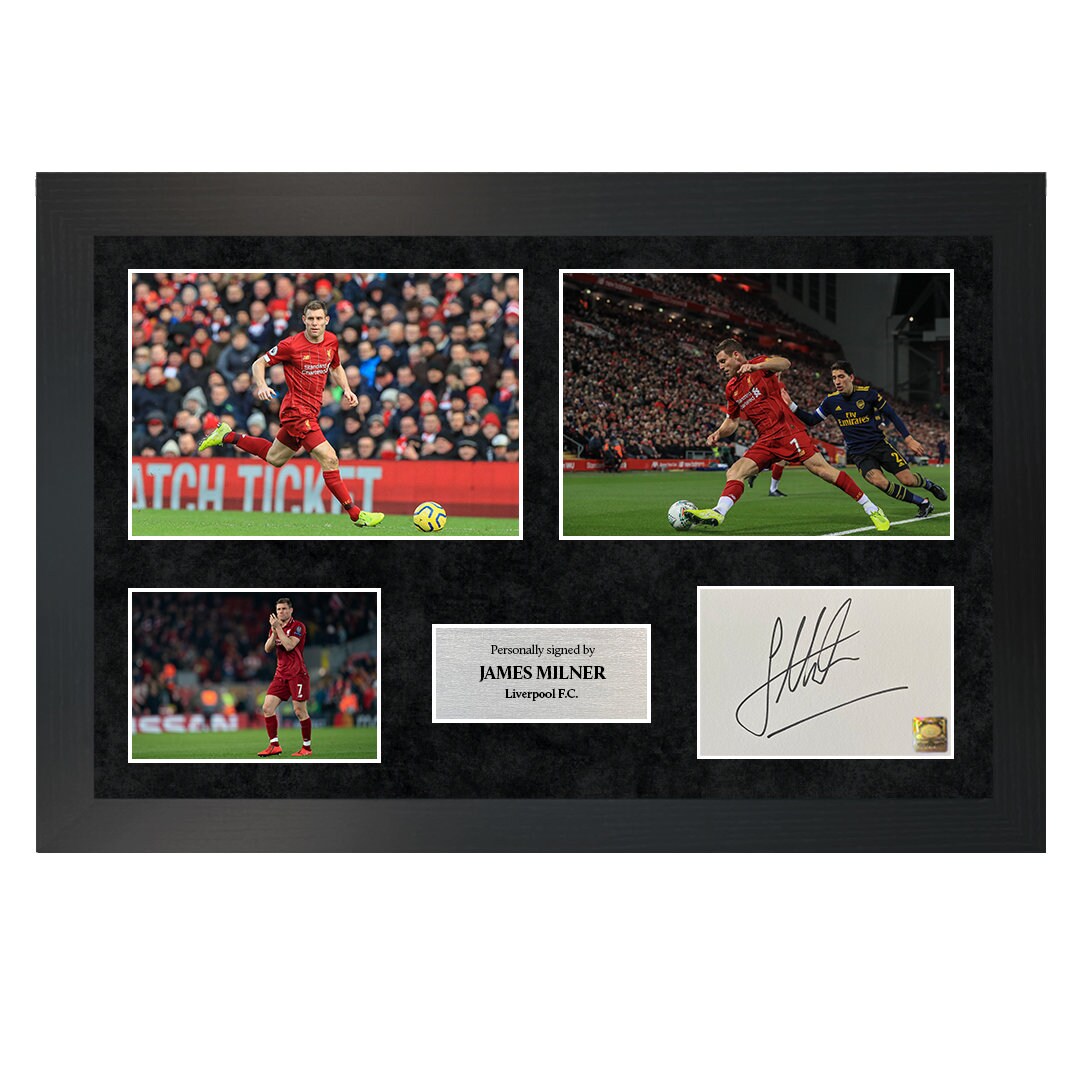 James Milner | A3/A4 Hand-signed Triple Photo Frame W/ COA - Etsy