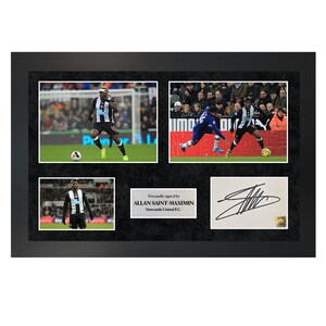 Allan Saint-maximin | A3/A4 Hand-signed Triple Photo Frame W/ COA - Etsy