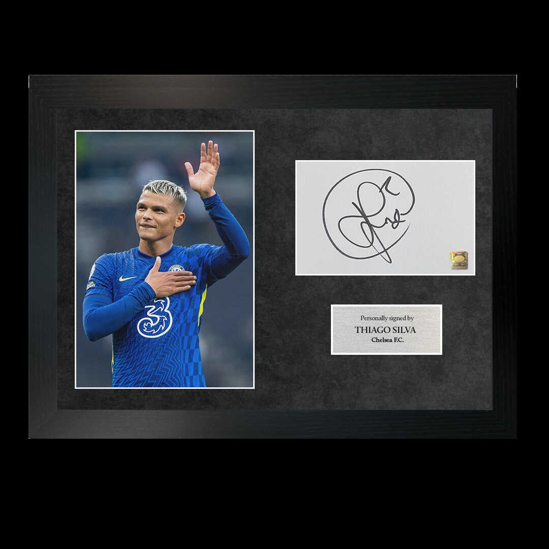 Thiago Silva | A4 Hand-signed Photo Frame W/ COA - Etsy