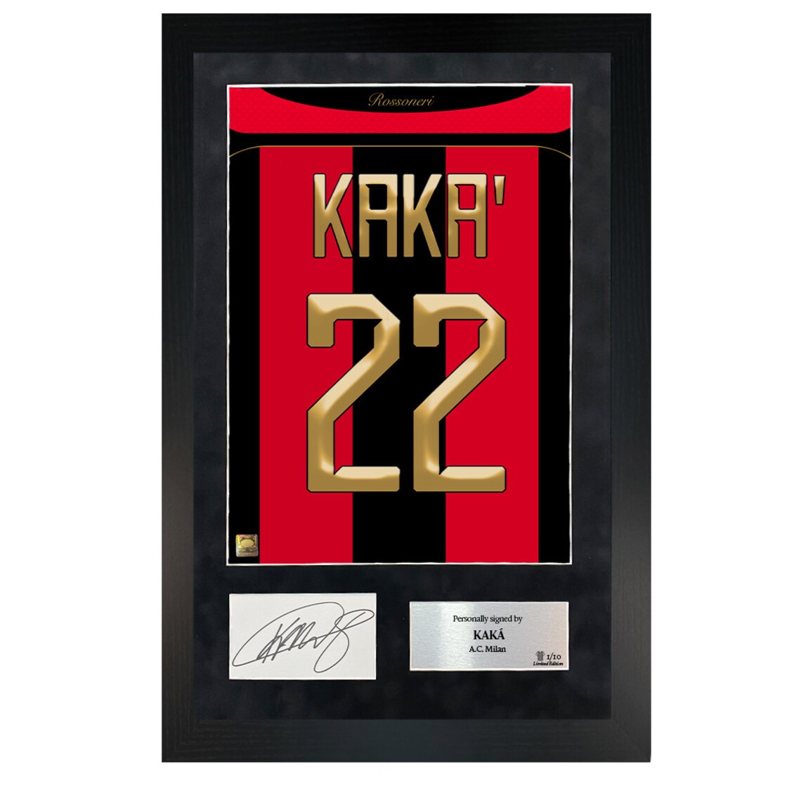 Kaka Hand-signed Shirt Back Poster Frame W/ COA - Etsy