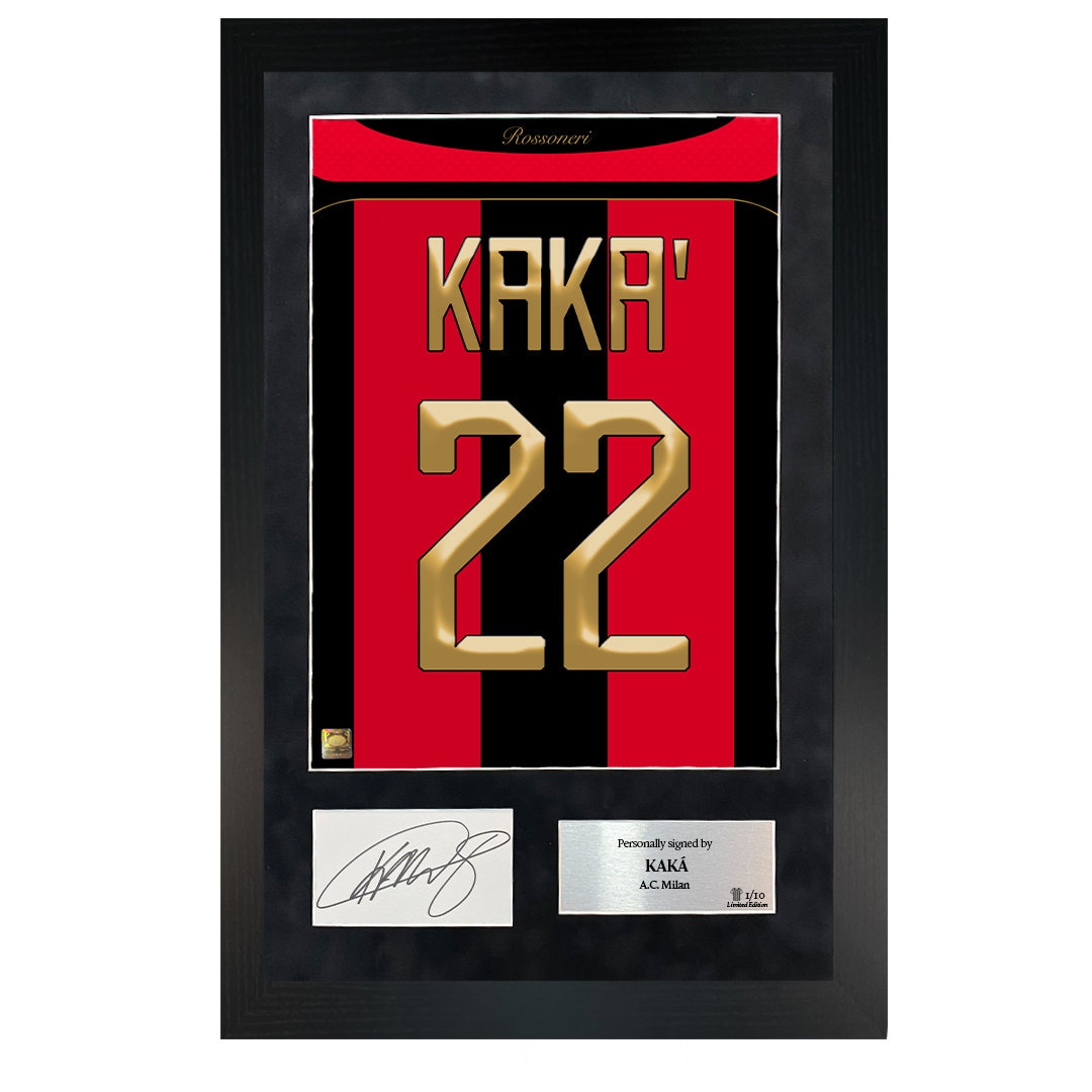 Kaka Hand-signed Shirt Back Poster Frame W/ COA - Etsy