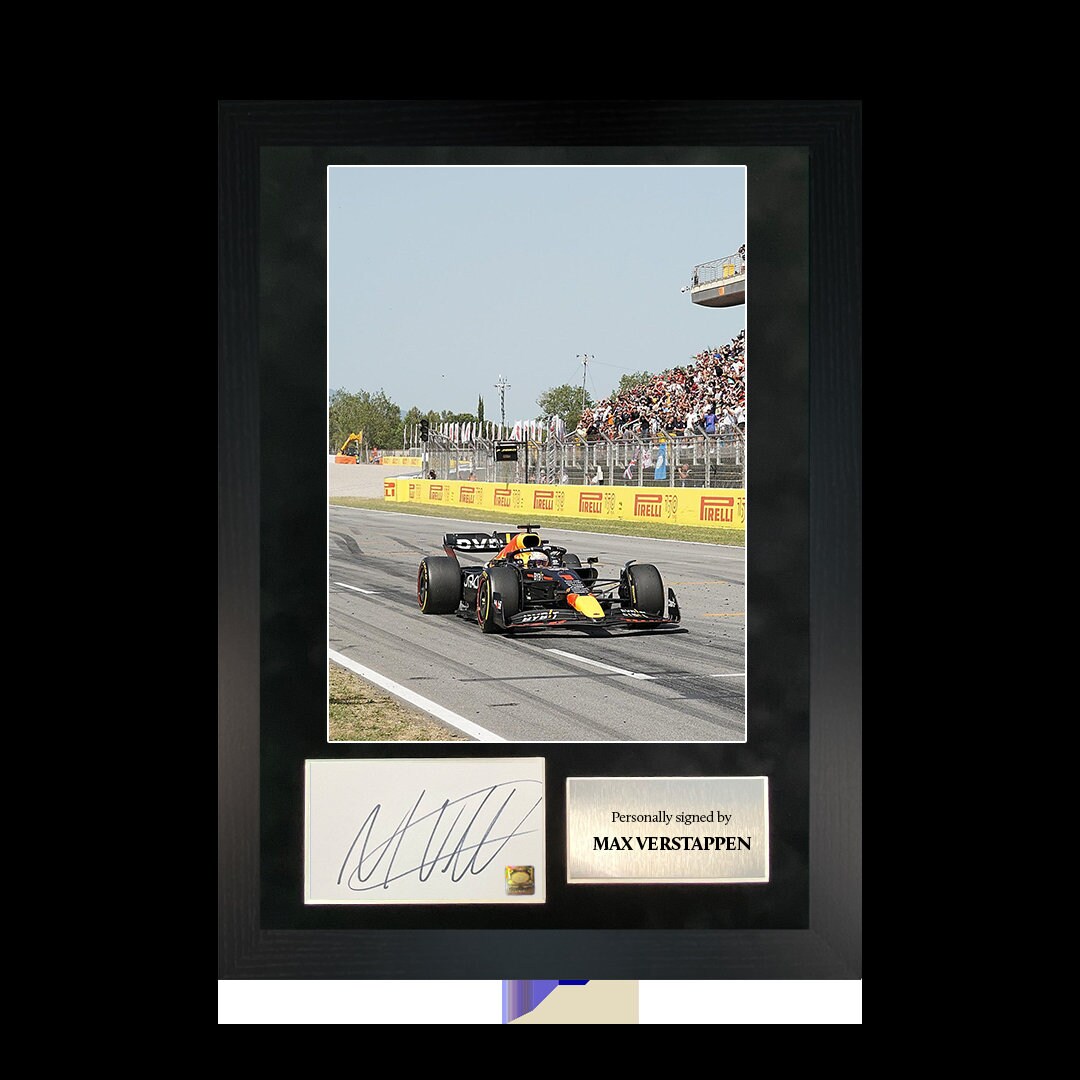 Max Verstappen A3 Hand-signed Photo Frame W/ COA - Etsy