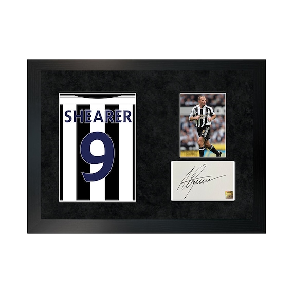 Alan Shearer A3 Hand-signed Photo & Poster Frame W/ COA | Etsy