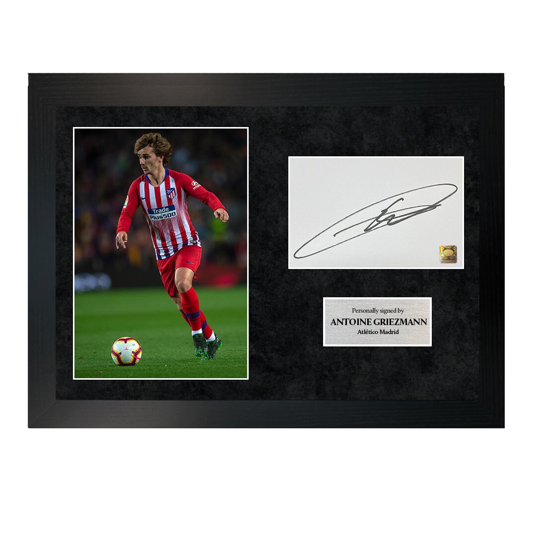 Antoine Griezmann | A4 Hand-signed Photo Frame W/ COA - Etsy