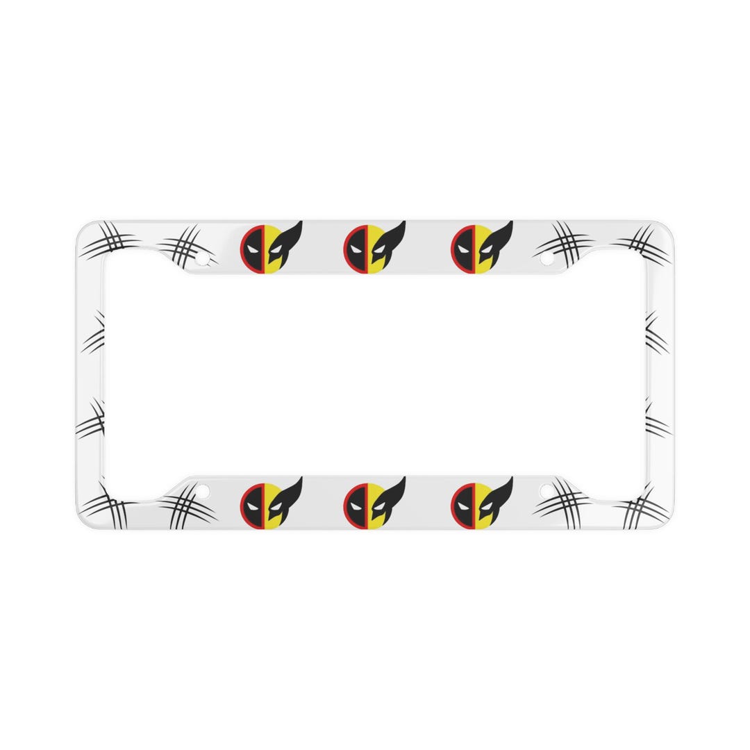 Deadpool, Wolverine, Inspired, License Plate Frame - Etsy
