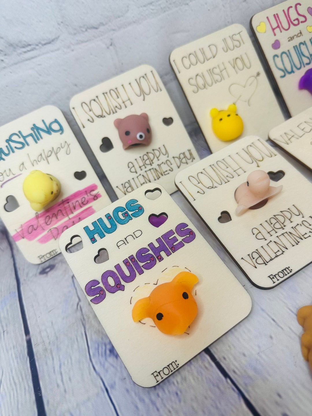 Valentine's Squishy Cards - Etsy