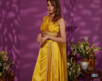 Yellow Haldi Attire - Etsy