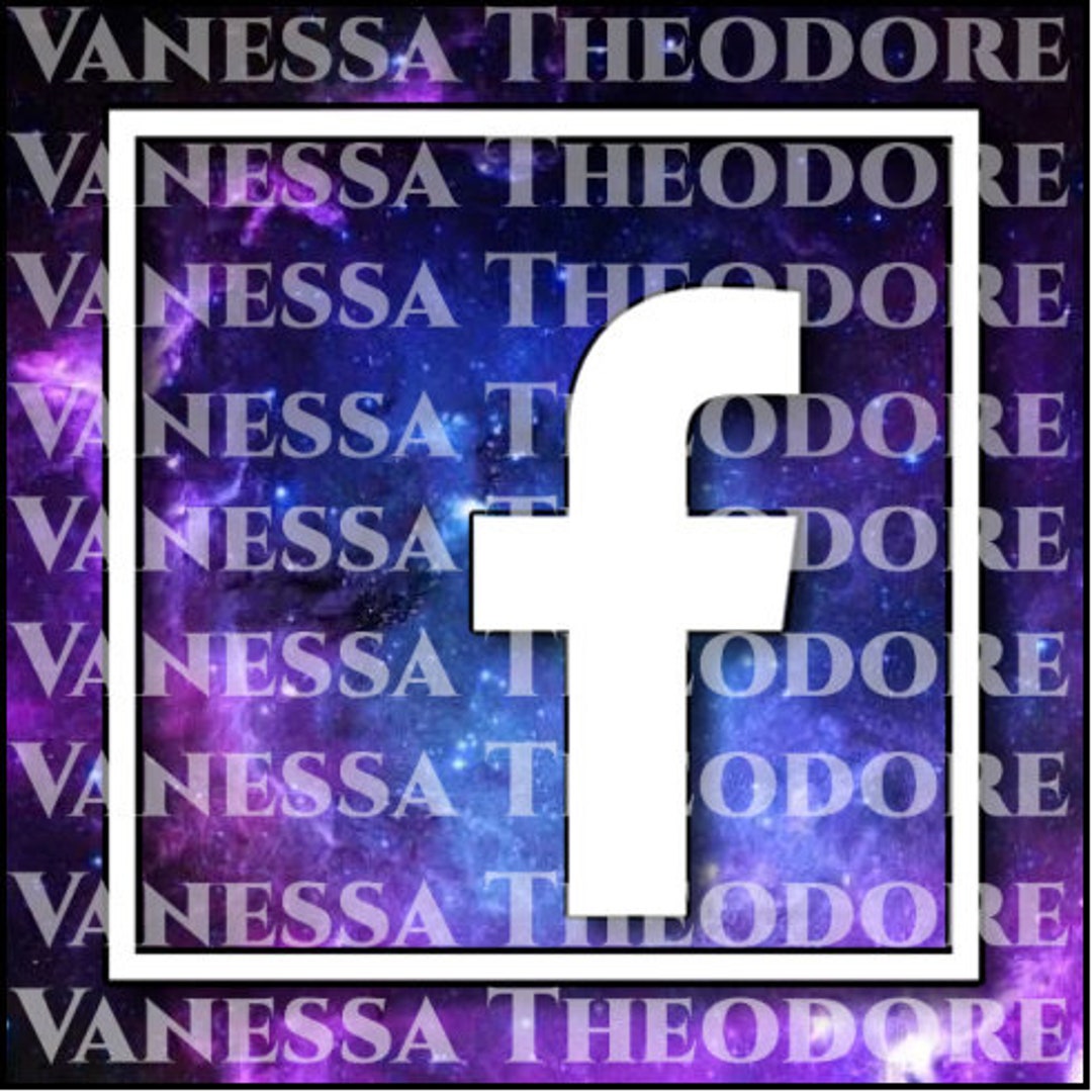 Galaxy Cluster Square FACEBOOK Icon Digital Download | for Websites ...