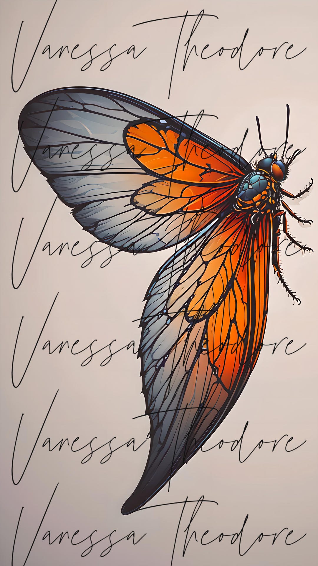 PHONE WALLPAPERS: Insect Wing Design Pattern Style 1 by Vanessa ...