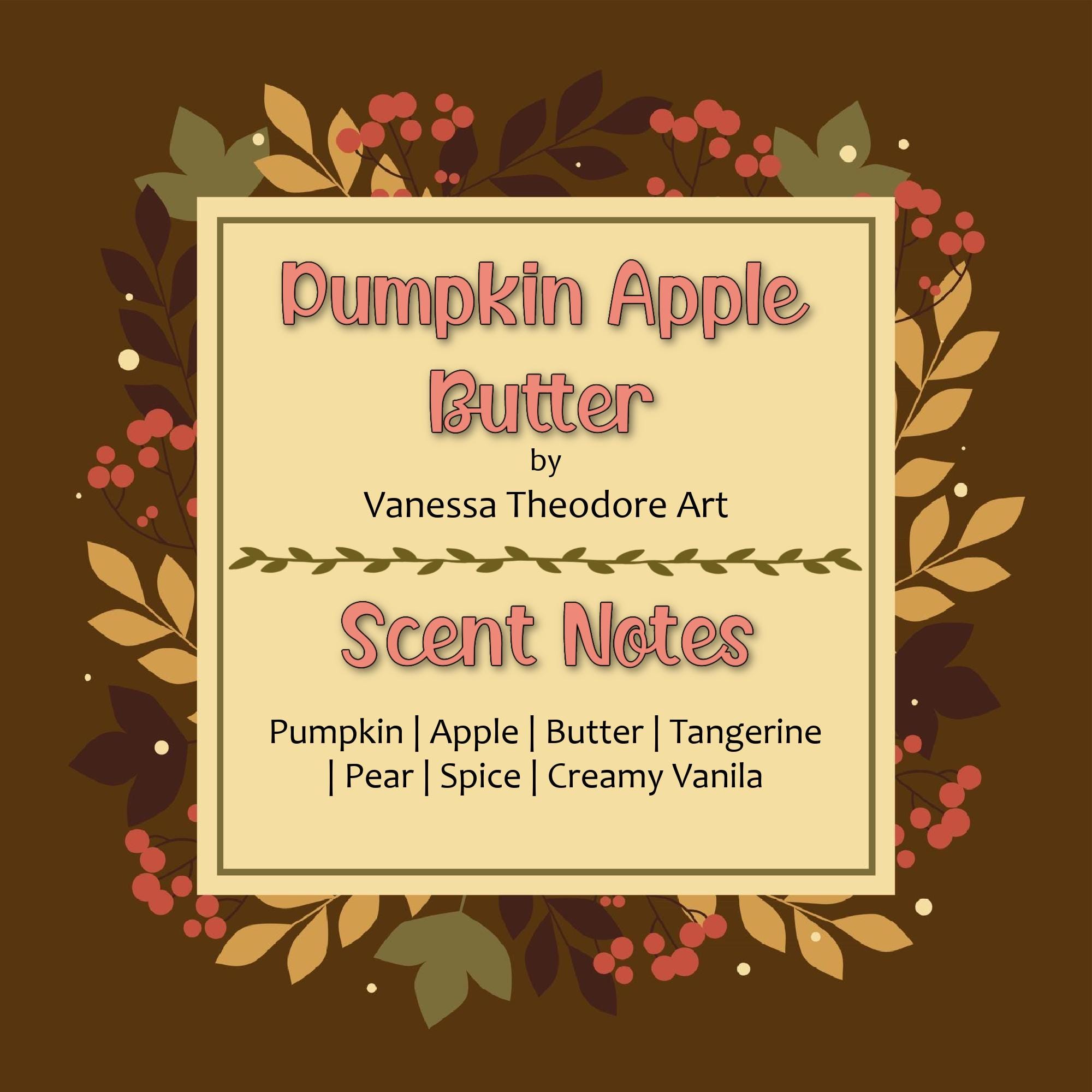 BAKERY BLEND: Pumpkin Apple Butter Round Wax Melts (4x) by Vanessa ...