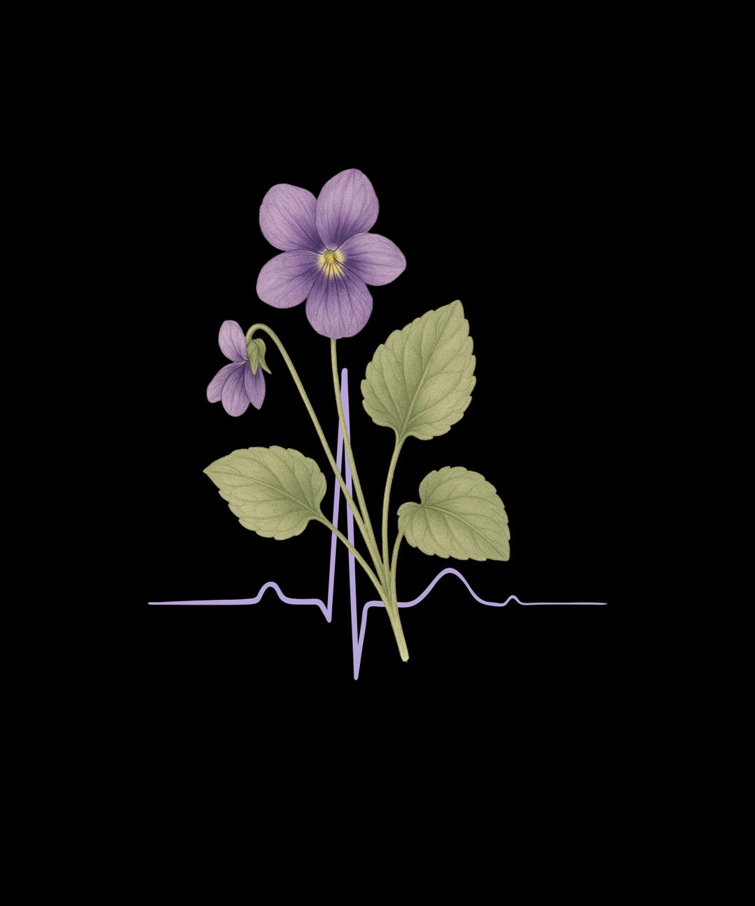 Violet Birth Flower Medical Clipart – Medical Professional Png for RN ...