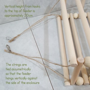 Wooden Hanging Hay Feeder Rack for Rabbits Guinea Pigs - Etsy