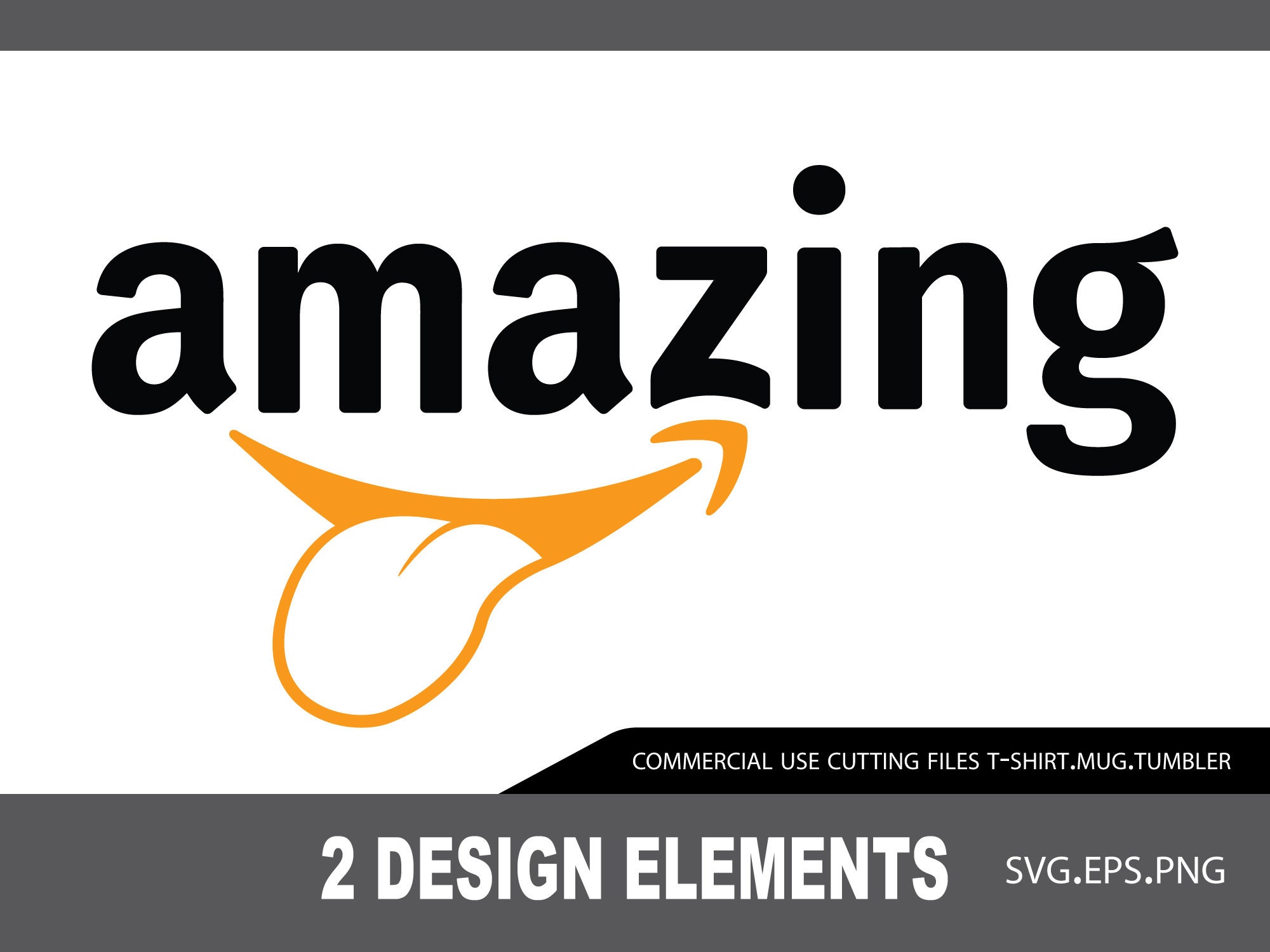 Amazing Logo Parody SVG File EPS File PNG File All Purpose - Etsy