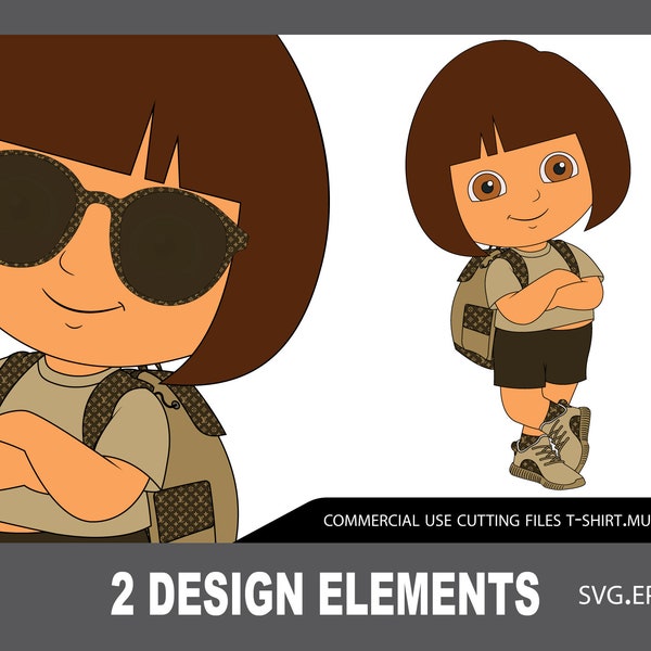 Dora Explorer Svg - Etsy