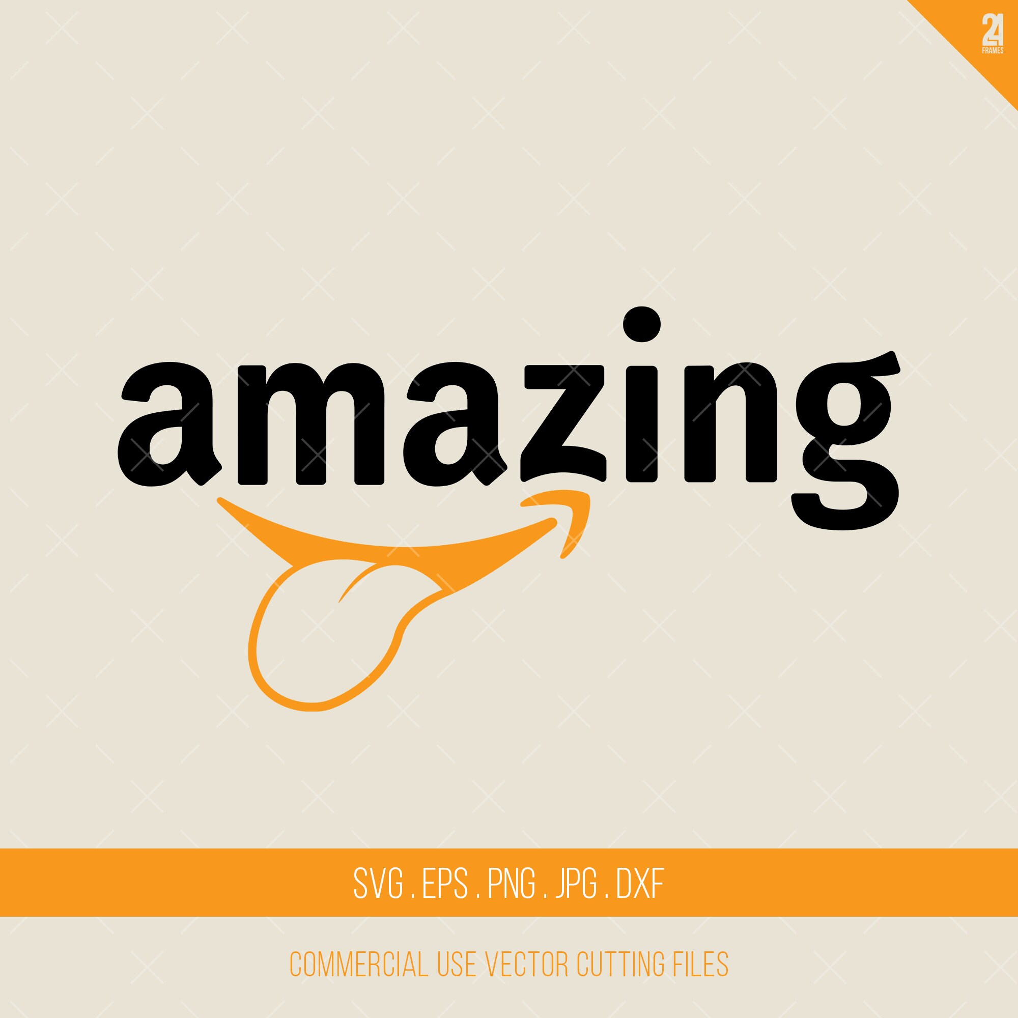 Amazing Logo Parody SVG File, EPS File, PNG File, All Purpose Cut File ...