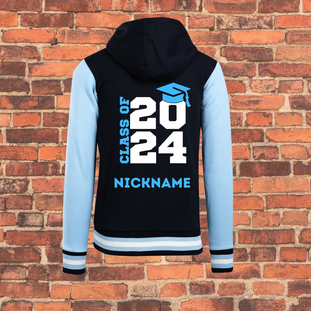 Custom Varsity Jacket Gift School Leaver Class End of Year Gift ...