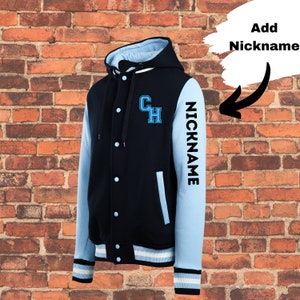 Custom Varsity Jacket Gift School Leaver Class End of Year Gift ...