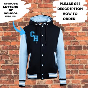 Custom Varsity Jacket Gift School Leaver Class End of Year Gift ...
