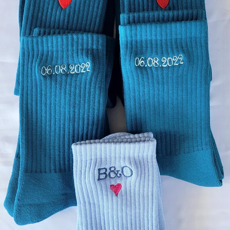 Embroidered Socks - Etsy