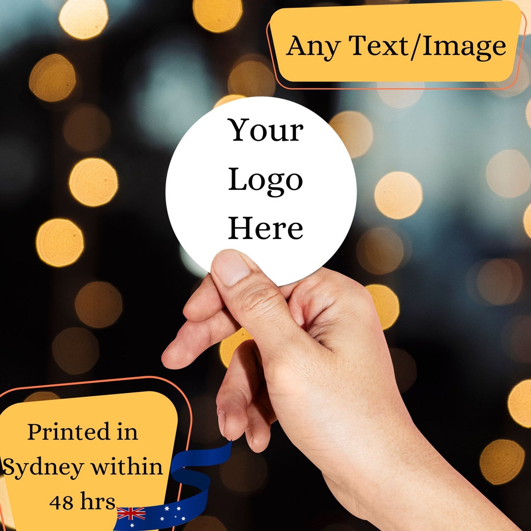 Custom Logo Sticker Business Sticker Personalised Logo Sticker - Etsy