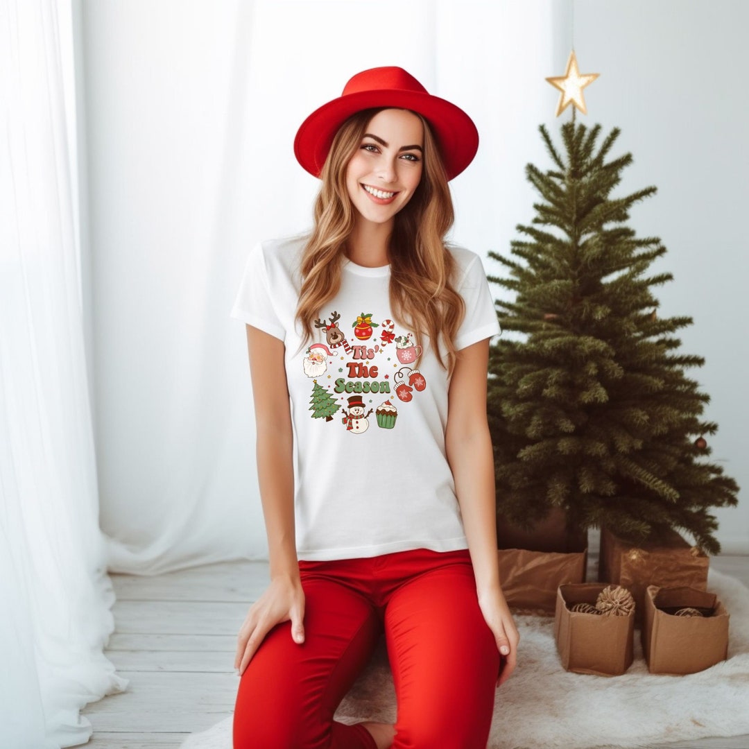 Unisex Christmas T-shirt Matching Family Shirt Christmas Party Tee for ...