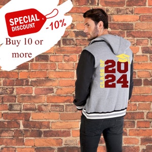Custom Varsity Jacket Gift School Leaver Class End of Year Gift ...