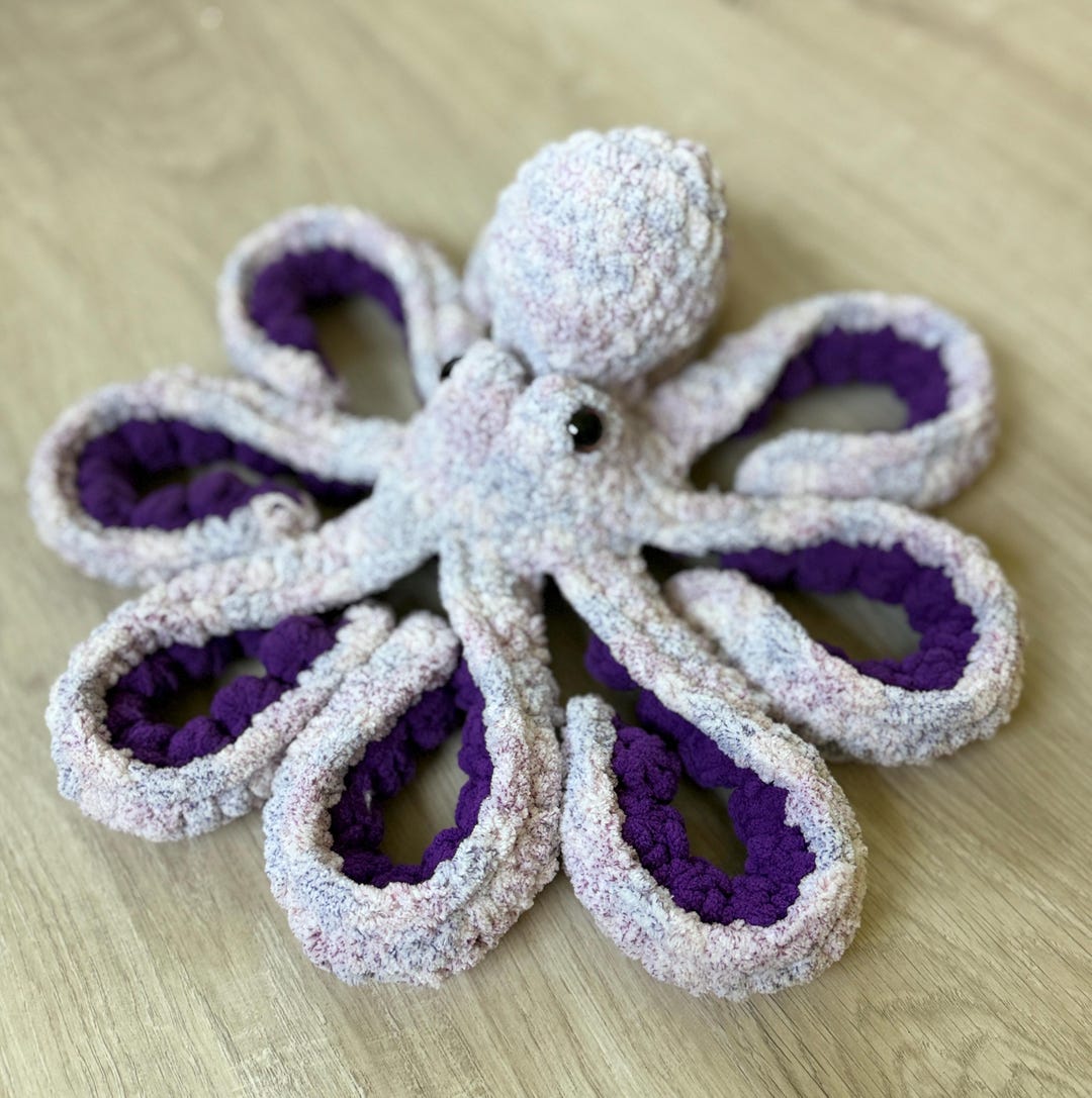 READY TO SHIP - Anchor the Octopus - Crochet Octopus Stuffed Animal ...