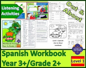 Spanish Workbook - Etsy