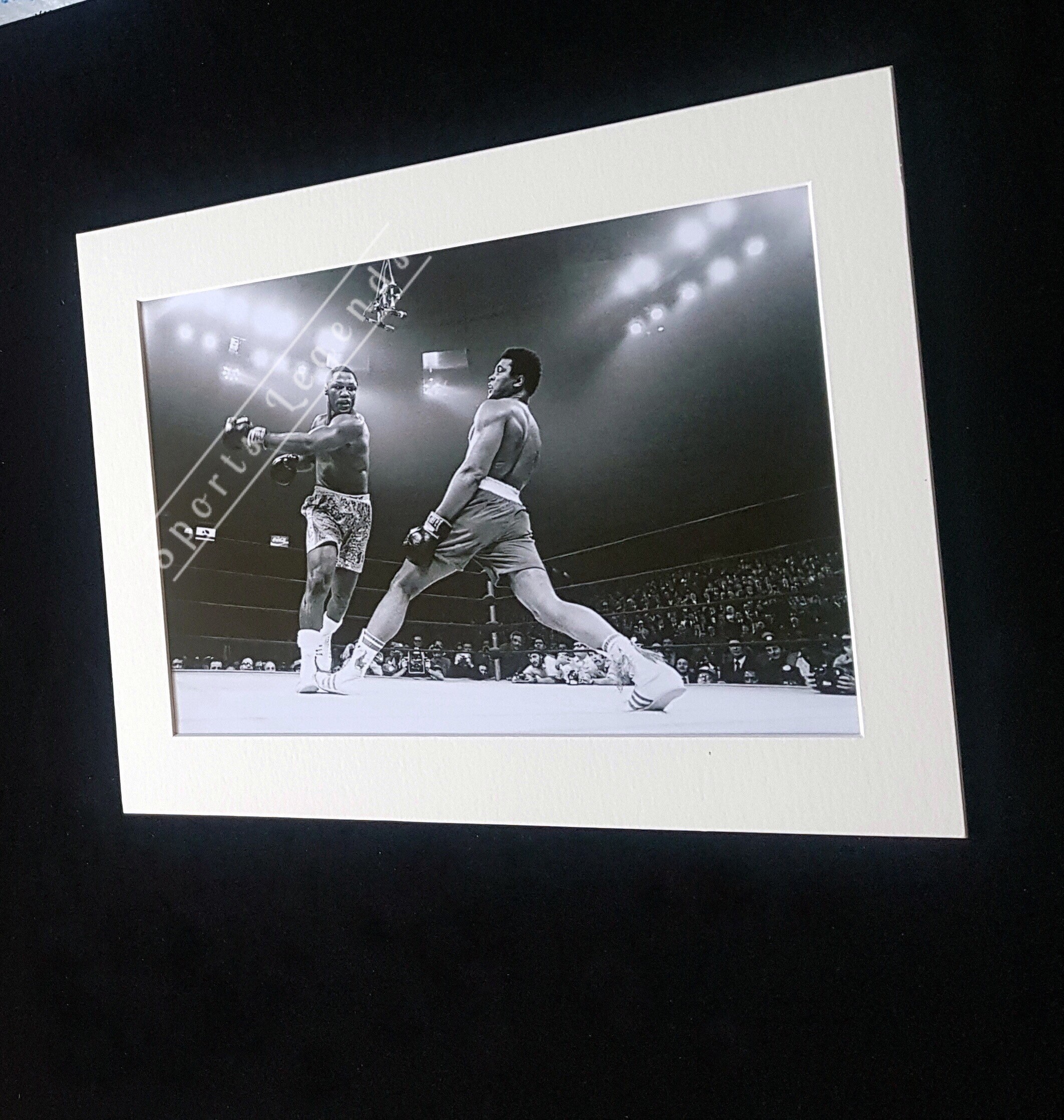 Muhammad Ali Joe Frazier Mounted Print Muhammad Ali Framed - Etsy