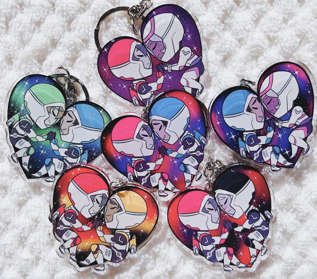 Voltron Heart Charm - Etsy