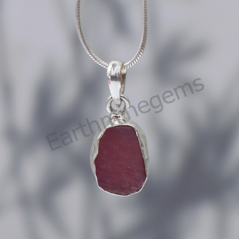 Ruby Pendant - Etsy