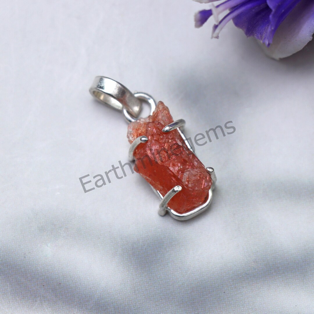 Natural Sunstone Necklace, Sacral Chakra Crystal, Oregon Sunstone ...
