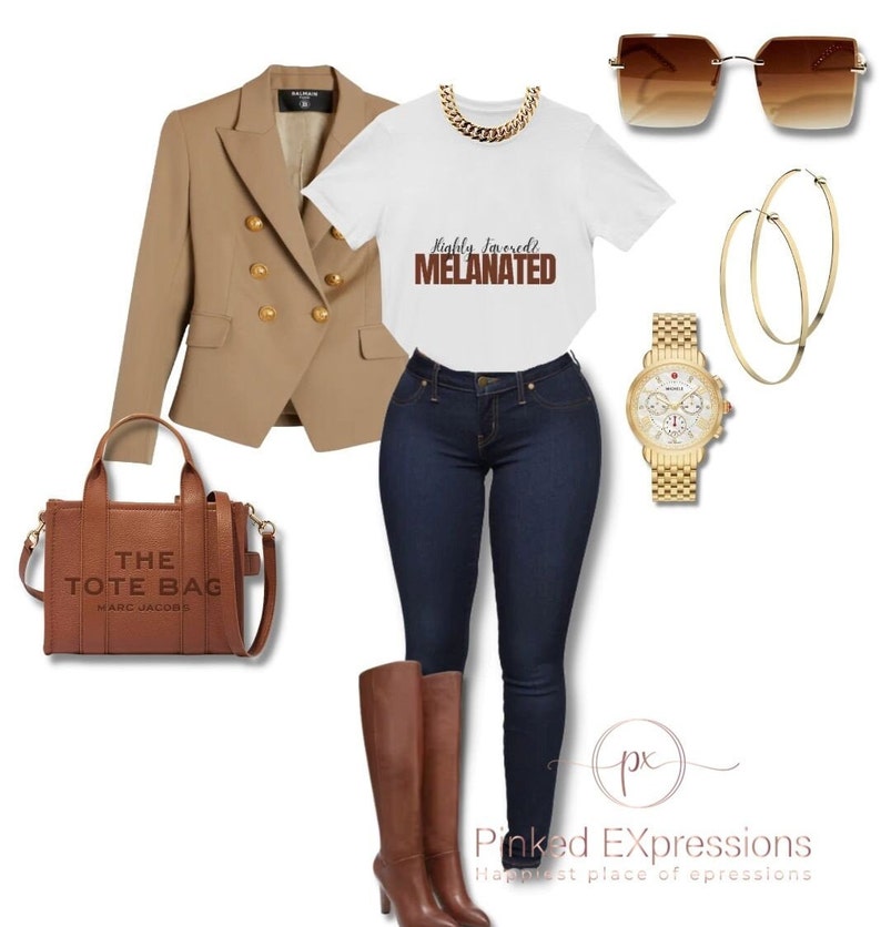 Black Excellence Highly Favored and Melanated | T-shirt | Graphic Tee ...
