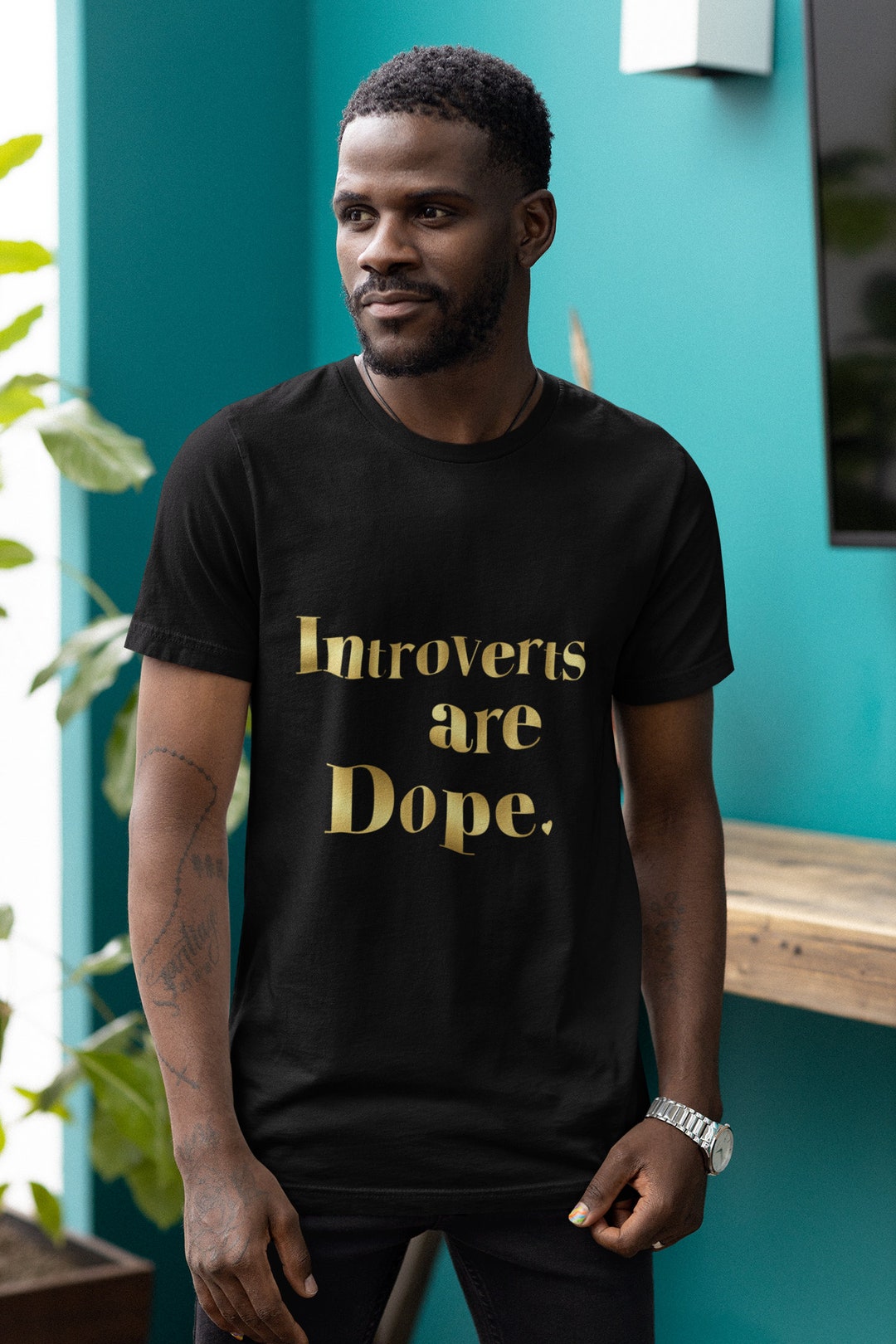 Introverts Are Dope. Black T-shirt Comfy, Stylish and Cool Unisex Tee - Etsy