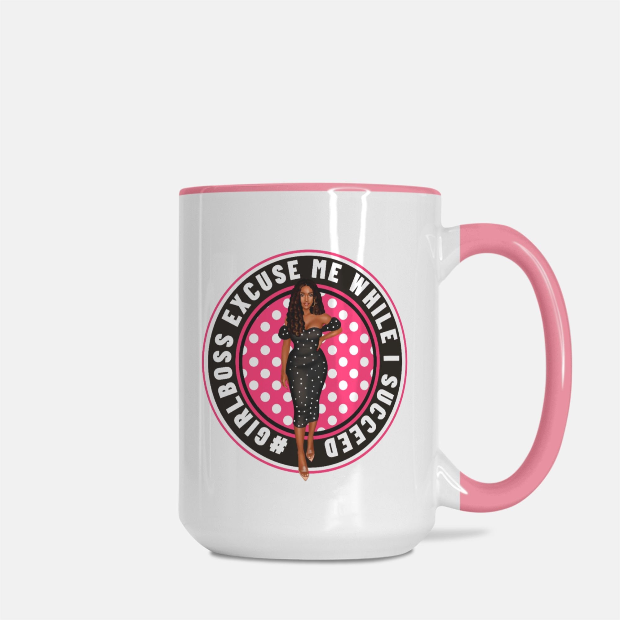Excuse Me While I Succeed #girl Boss: Empower Your Sips! 15 Oz Mug - Etsy