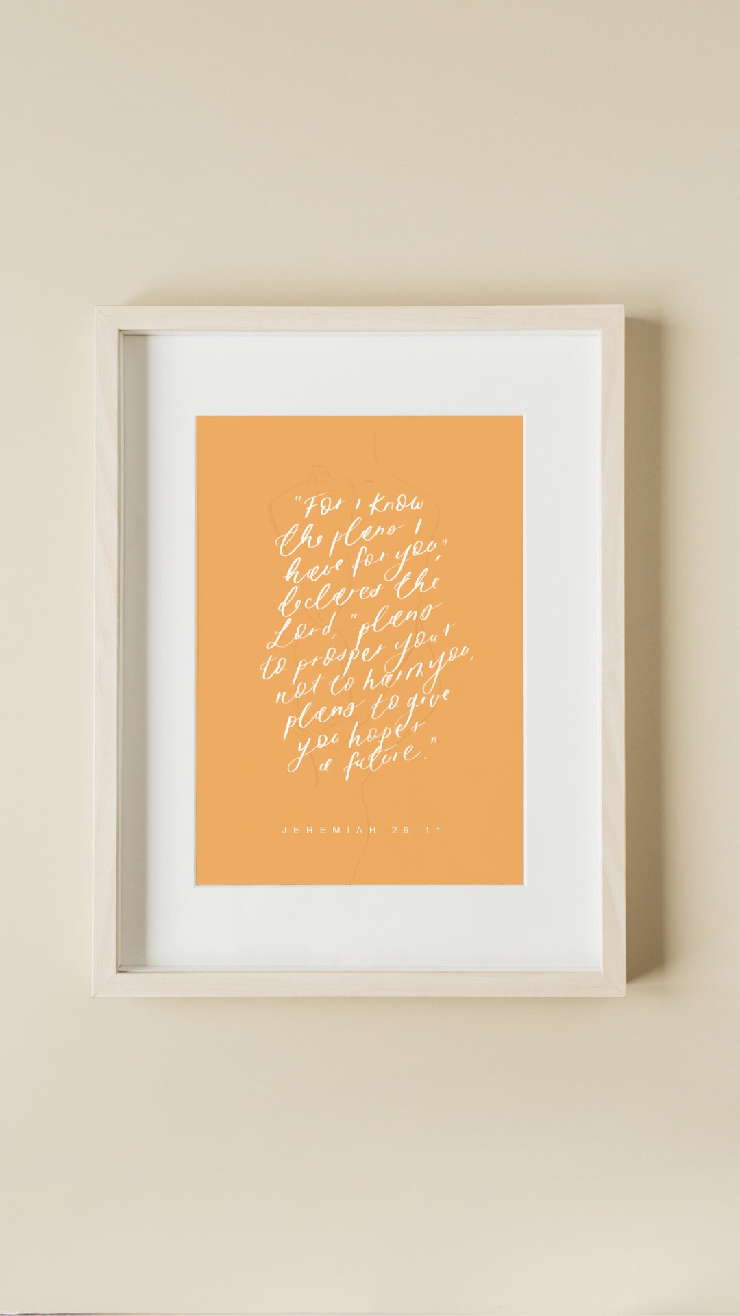 Jeremiah 29:11, Bible Verse Wall Art, Bible Verse Print, Scripture Wall ...