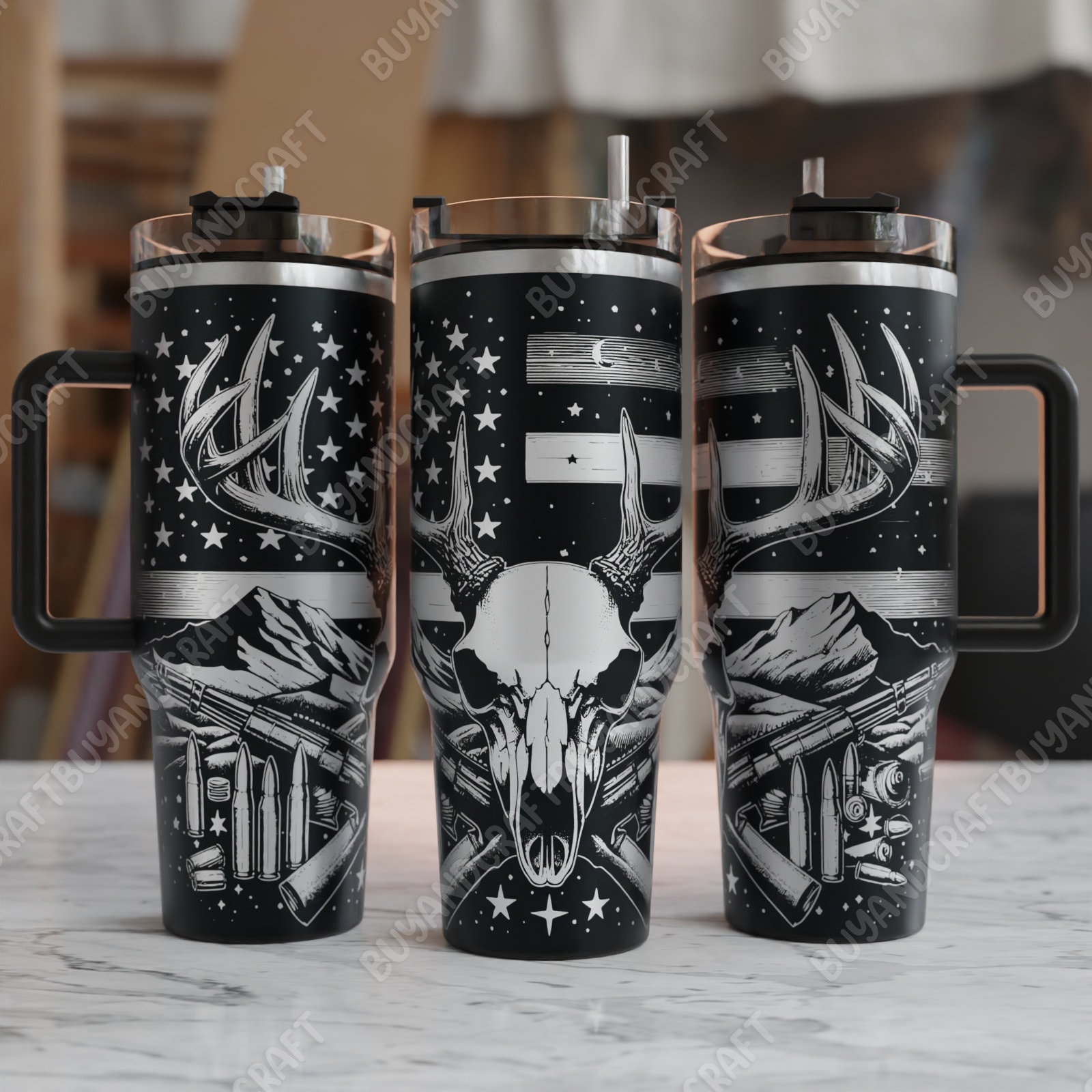 40oz Tumbler Wrap, Hunting Tumbler Laser Design, Tumbler Laser Engraved ...