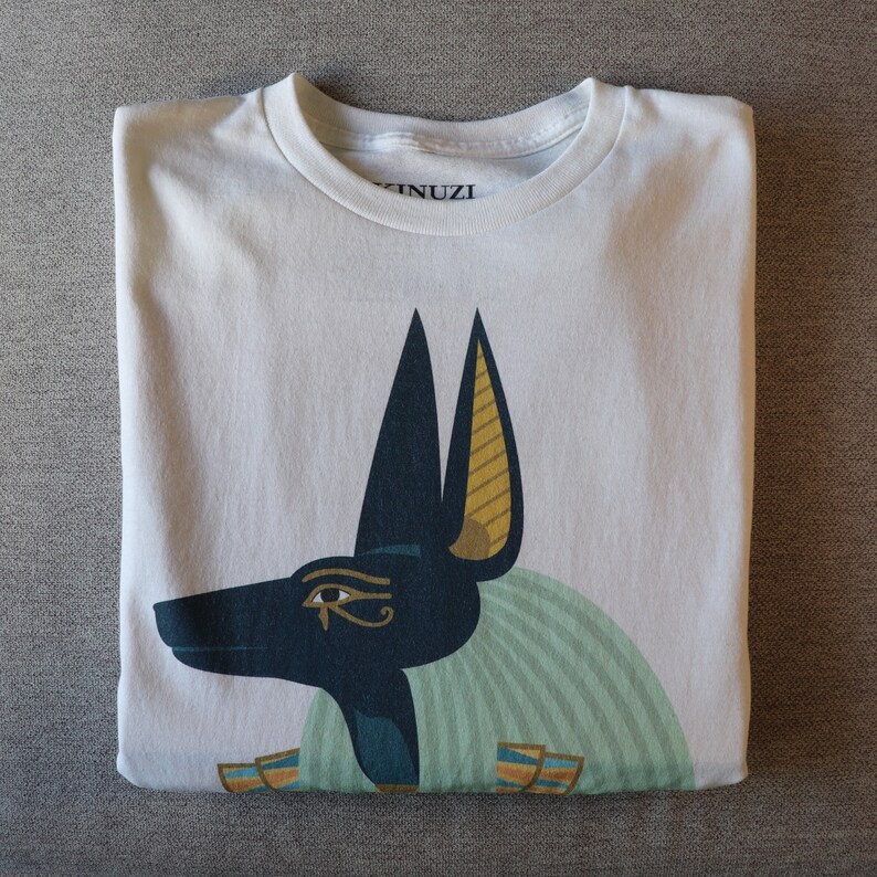 Anubis Ancient Egyptian Jackal T-shirt Vintage Tee Souvenir - Etsy