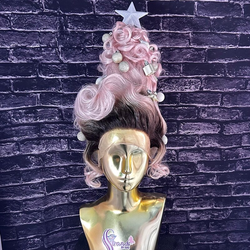 Christmas Tree Wig - Etsy