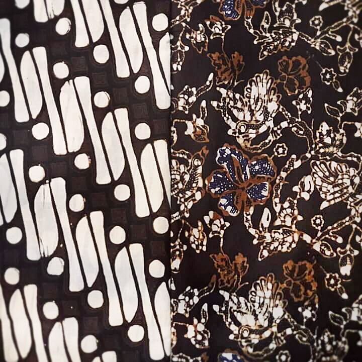 2.2 yd SOCO batik cap sogan Indonesian hand stamped batik - Etsy España