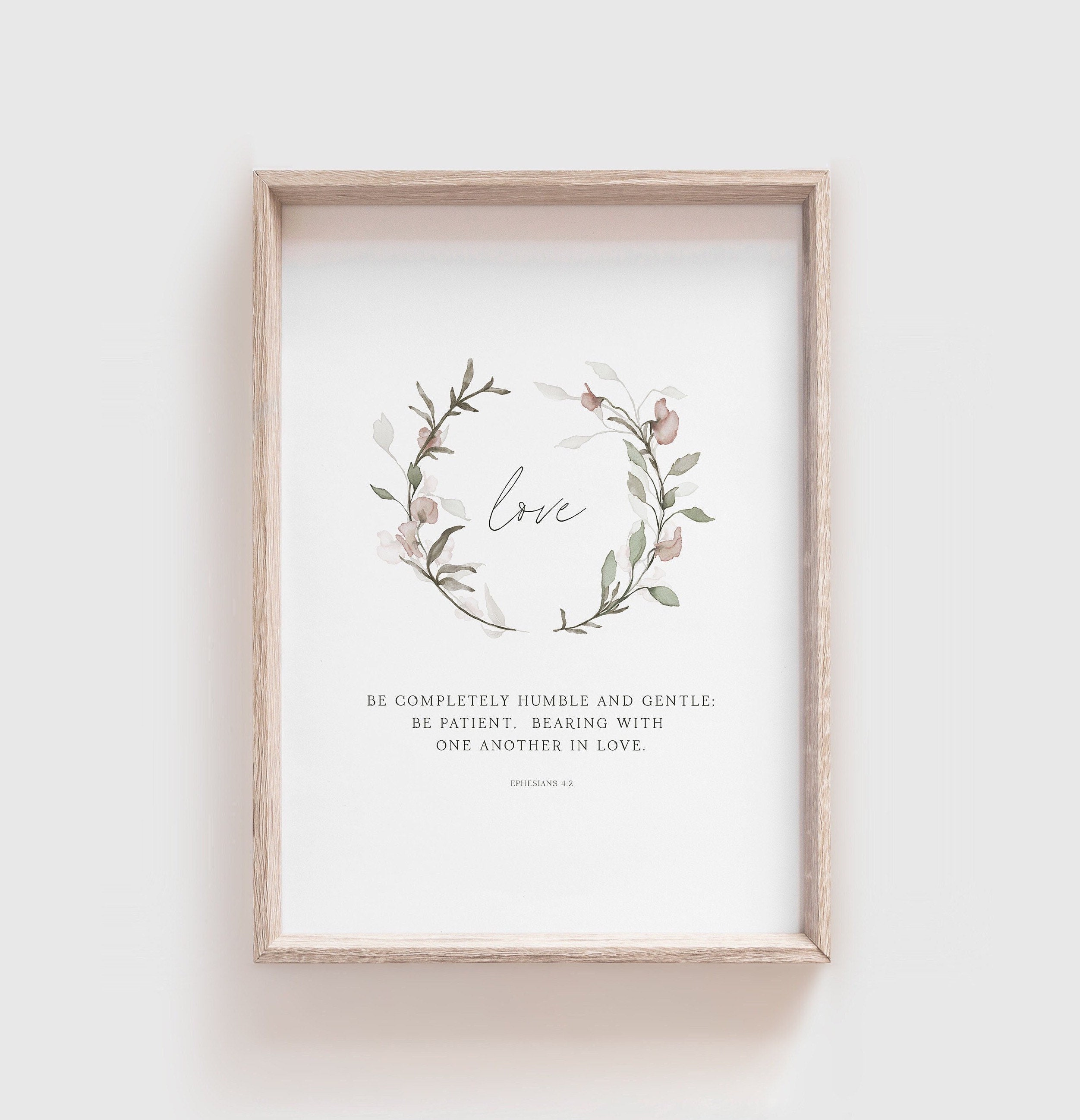 Bible Verse Wedding Gift Christian Couple Wall Art - Etsy