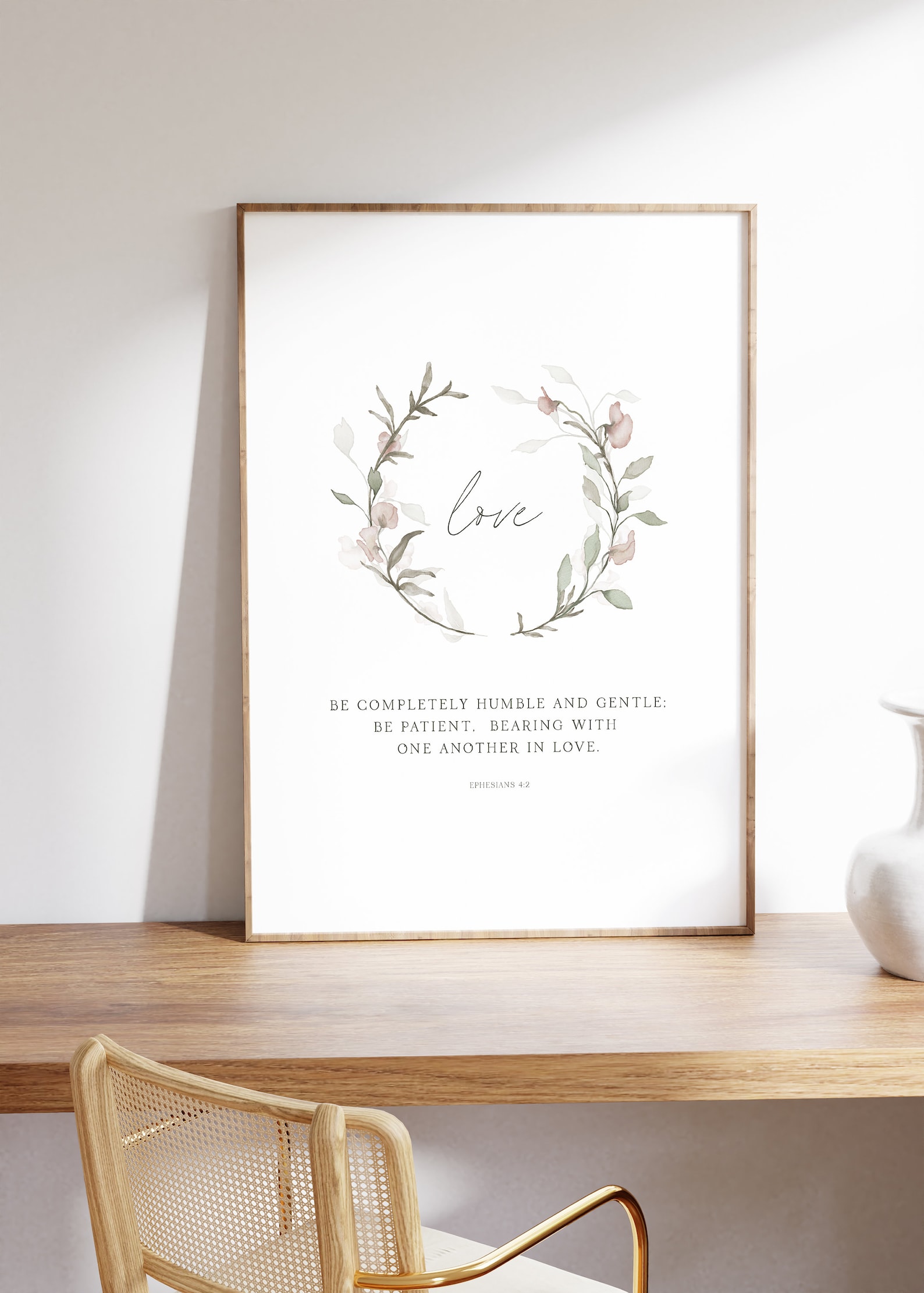 Bible Verse Wedding Gift Christian Couple Wall Art - Etsy