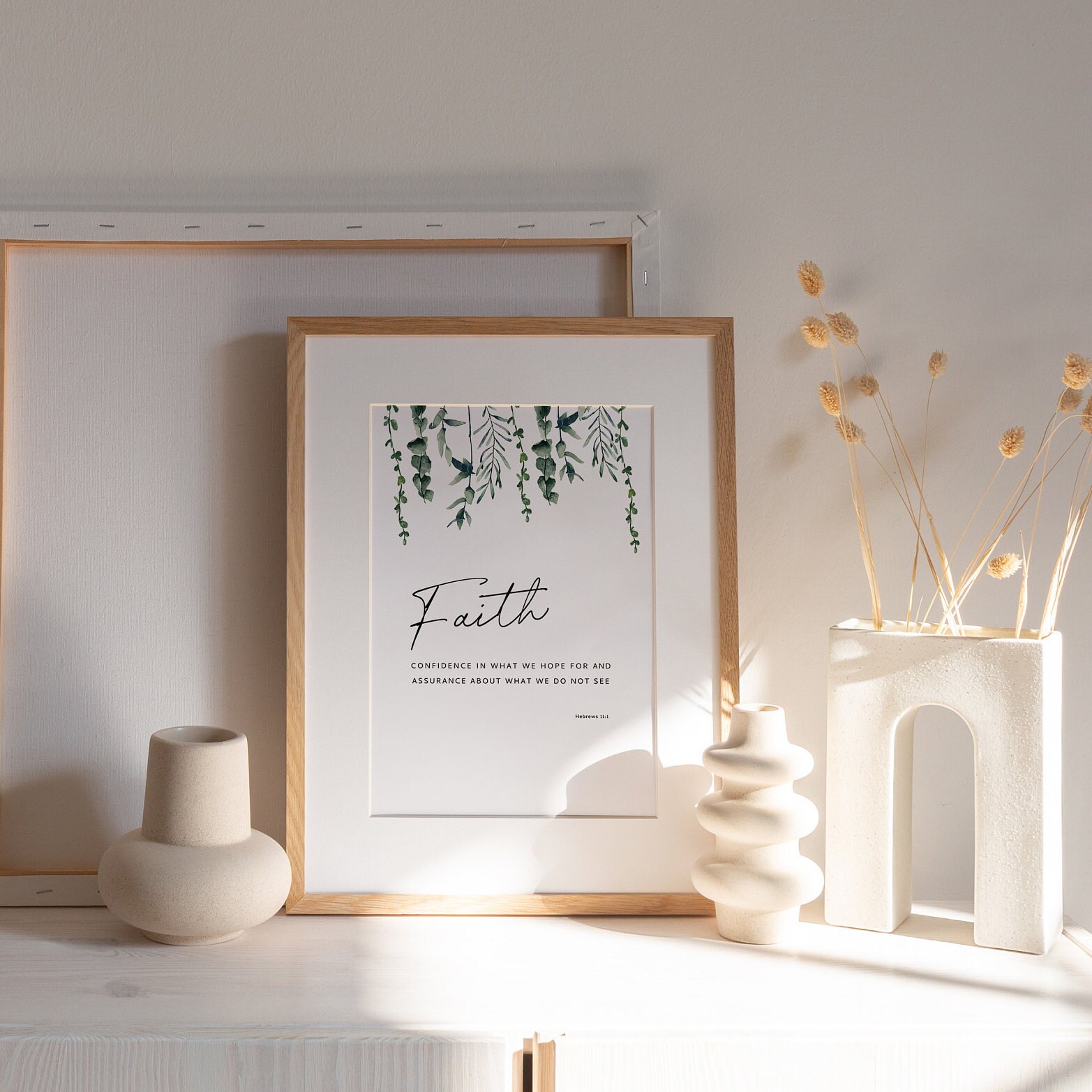 Hebrews 11:1 Faith Printable Wall Art Bible Verse Printable - Etsy