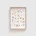 Animal Alphabet Print Animal ABC Poster Neutral Alphabet - Etsy