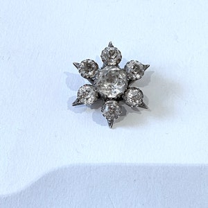 Antique Silver & Paste Star Brooch - Birmingham 1891 - Etsy UK