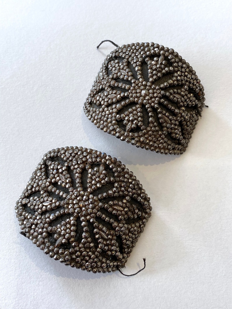 Antique French Cut Steel Shoe Buckles - Etsy