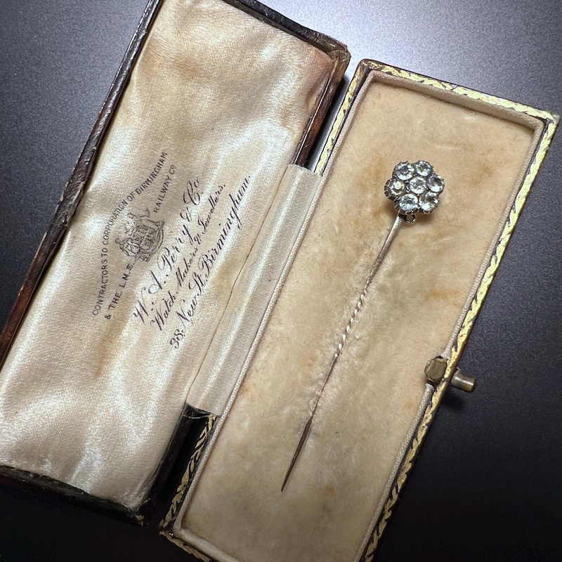 Antique 9ct Stick Pin - Etsy UK